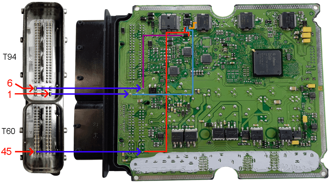 ECU-circuit van een PWM-klep - MVWautotechniek.nl